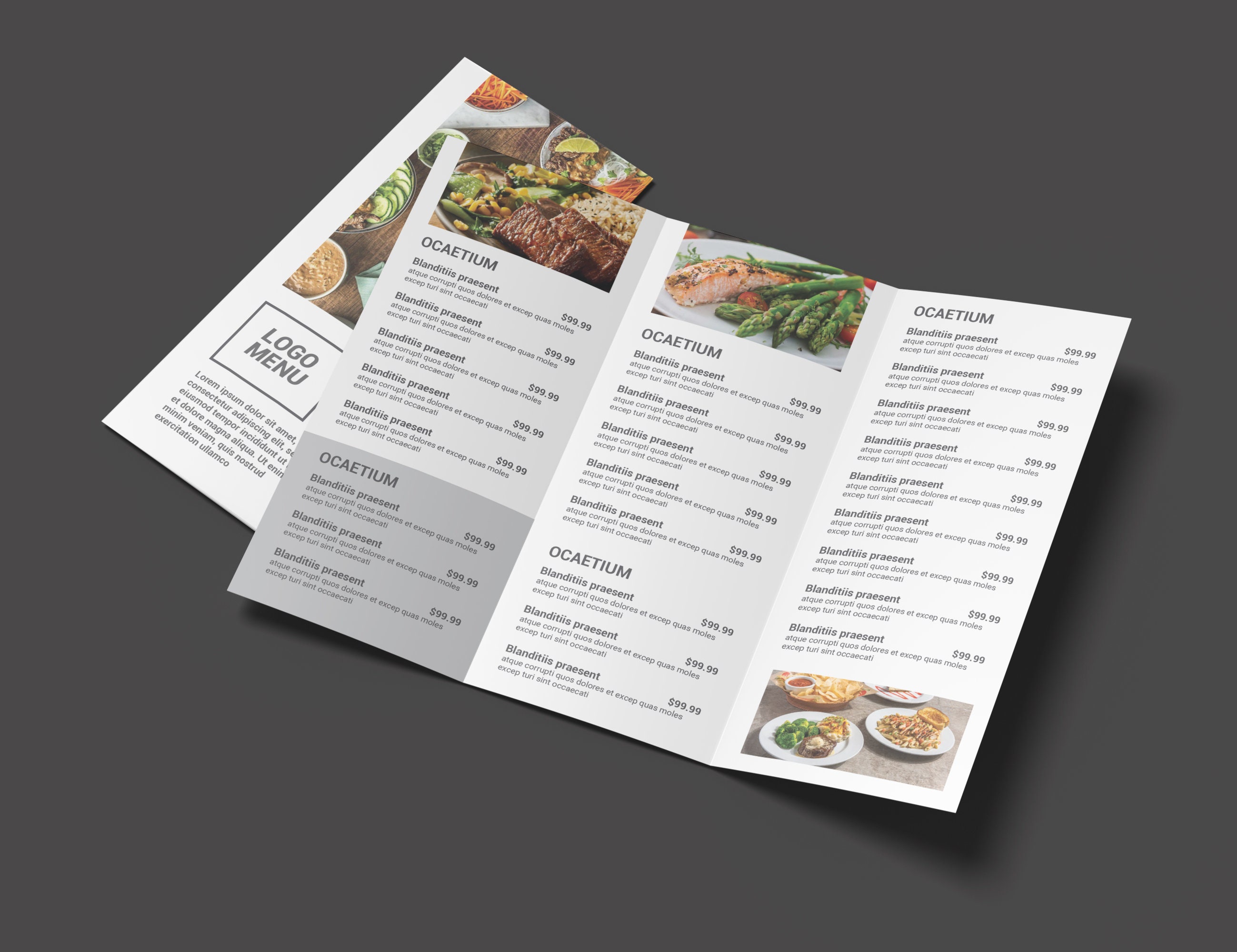 Modern Menu Template Price List Templates Bar Menu Template Restaurant ...