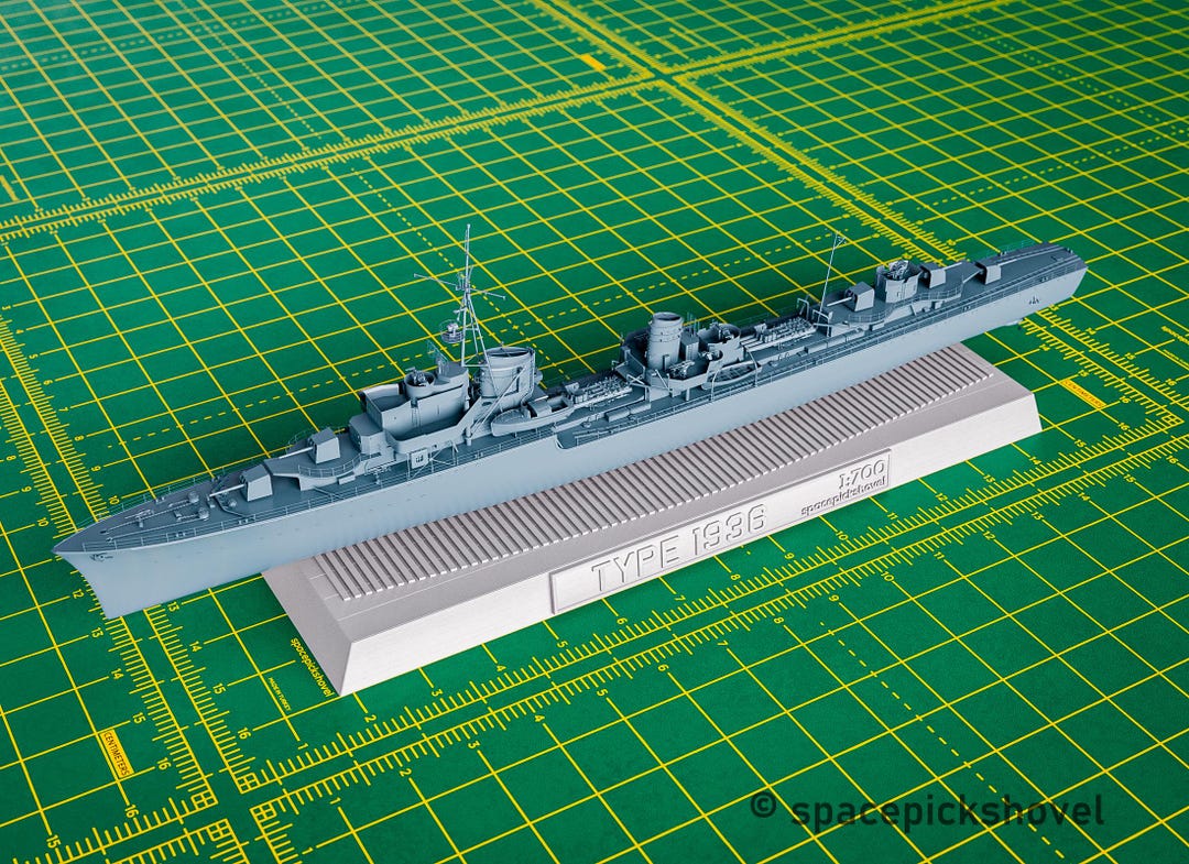 Kriegsmarine Type 1936 Class Destroyer 3D Printing Files - Etsy