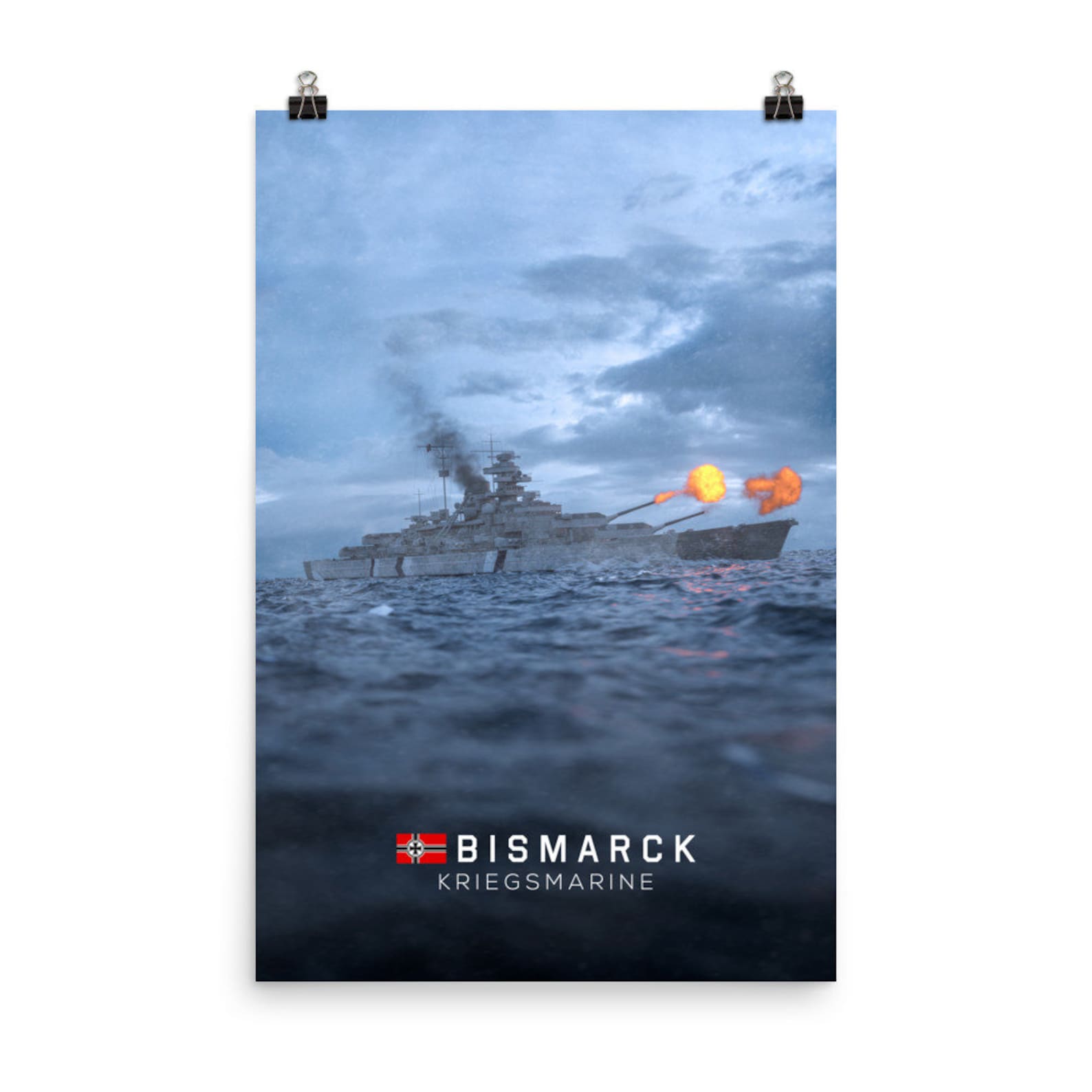 Bismarck Artwork Poster - Etsy