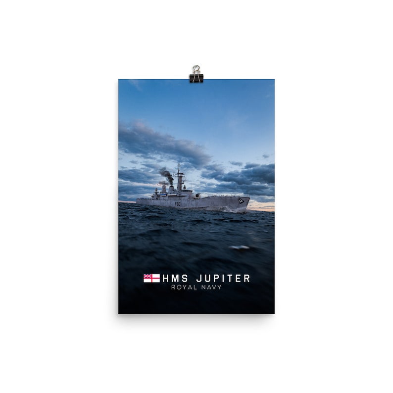 HMS Jupiter Artwork Poster - Etsy