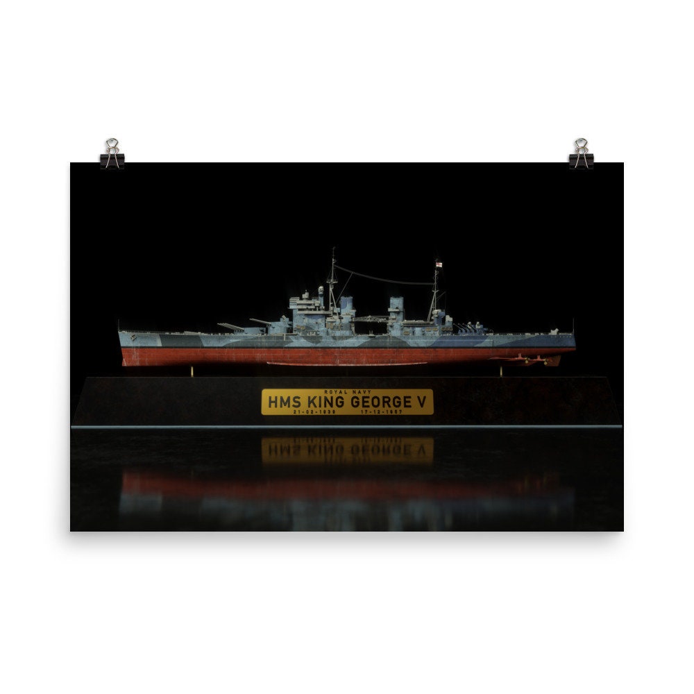HMS King George V Museo Poster - Etsy