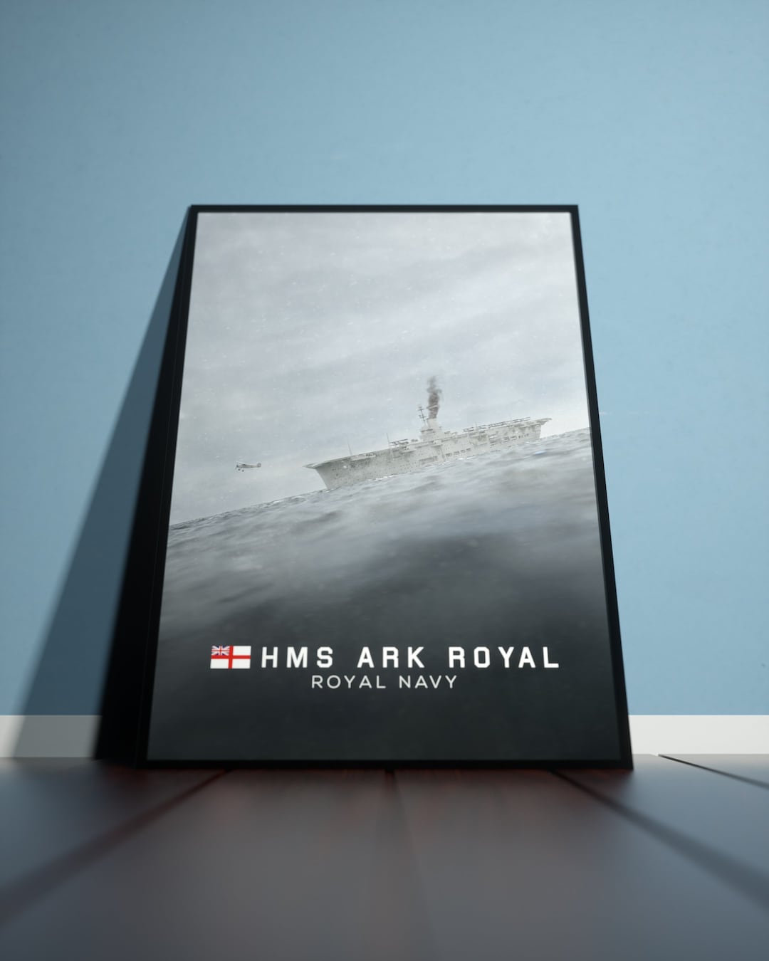 HMS Ark Royal Artwork Poster - Etsy