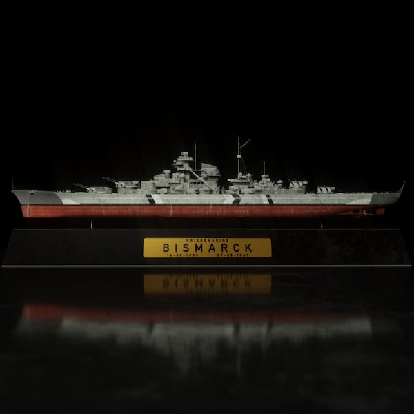 Bismarck Battleship Poster - Etsy