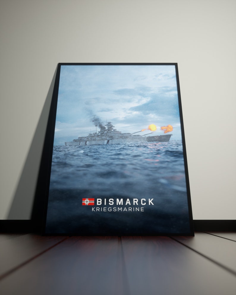 Bismarck Artwork Poster - Etsy