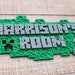 3D Door Sign Minecraft-inspired Personalized Name Custom Kids Bedroom ...