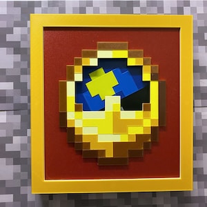 Working Minecraft Wall Clock in Item Frame - Tell Real-world Time in ...