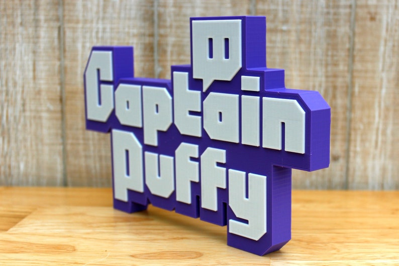 DUAL Twitch Nameplate Custom Upper/lowercase Personalized - Etsy