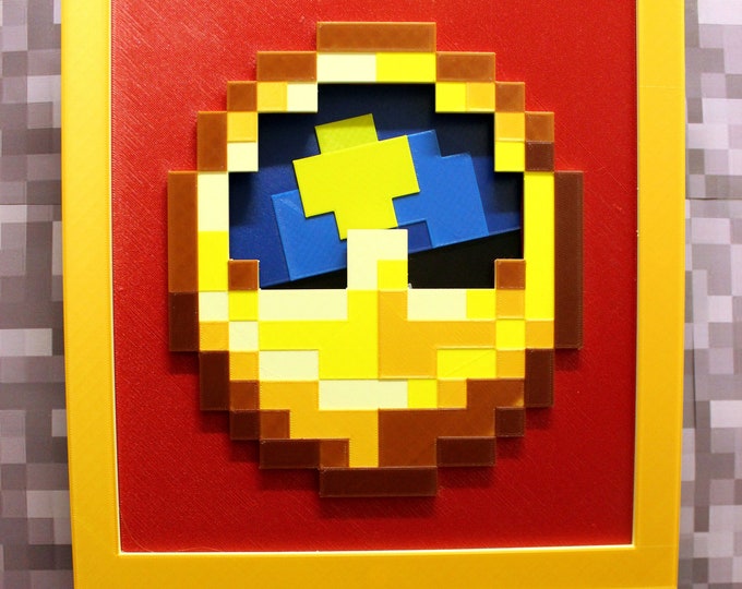 Working Minecraft Wall Clock in Item Frame - Tell Real-world Time in ...