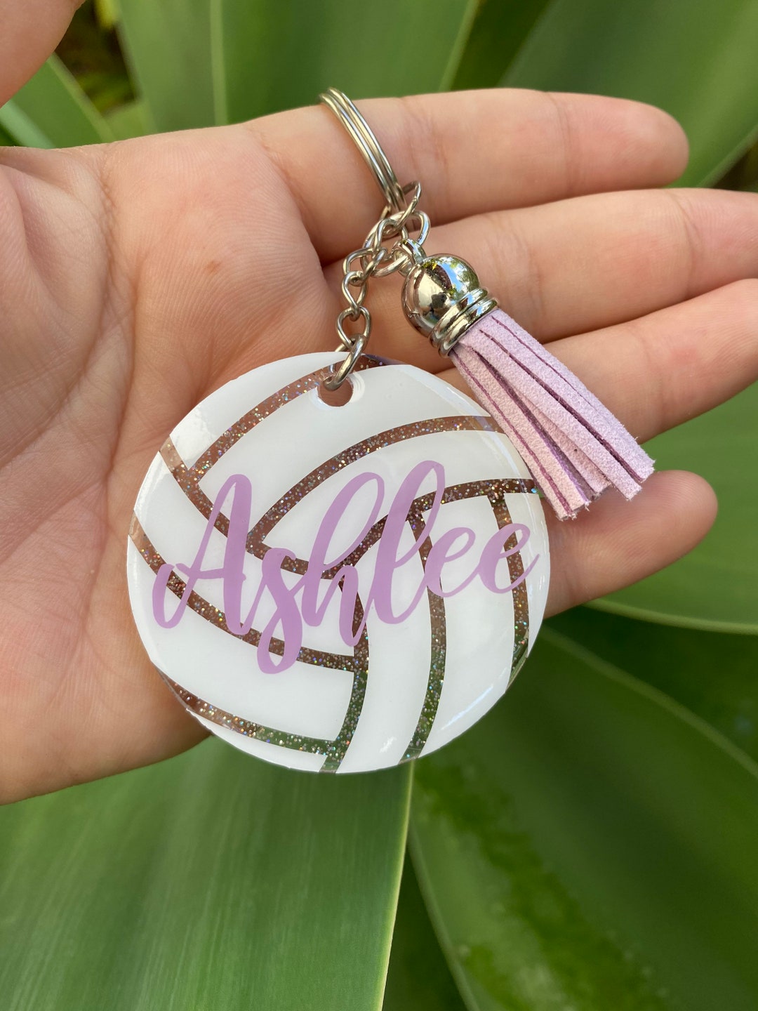 Volleyball Keychain | Personalized Keychain | Sports Keychain ...