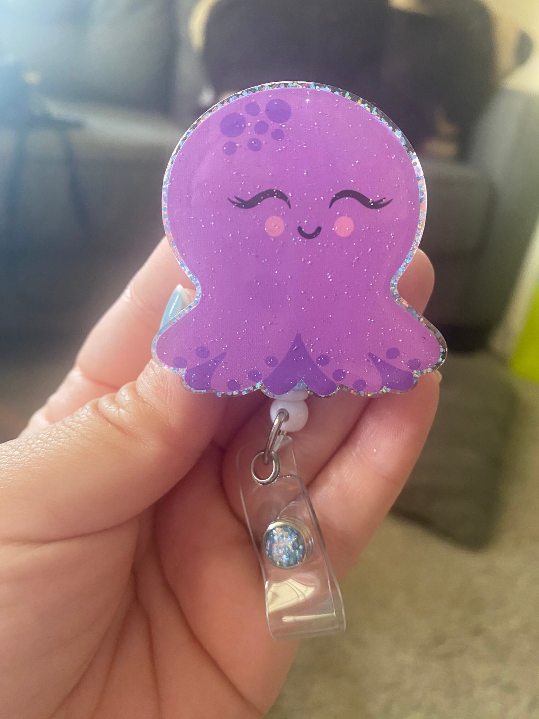Octopus Badge Reel - Etsy