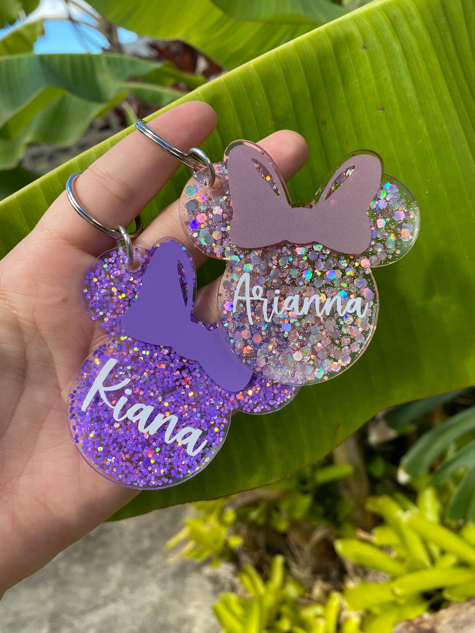 Mouse Inspired Keychain Personalized Keychain Name - Etsy