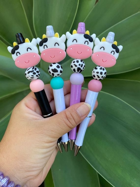 Cow Beaded Pen | Etsy