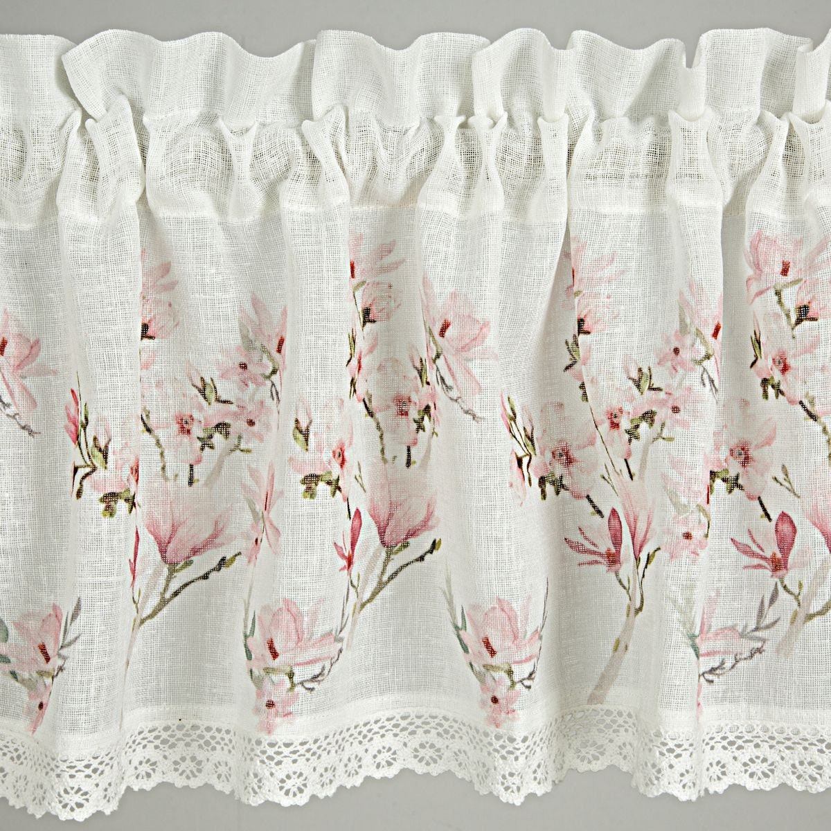 Kitchen Cafe Curtain 30 Cm Drop Lace Cafe Curtain made by Order Kitchen ...