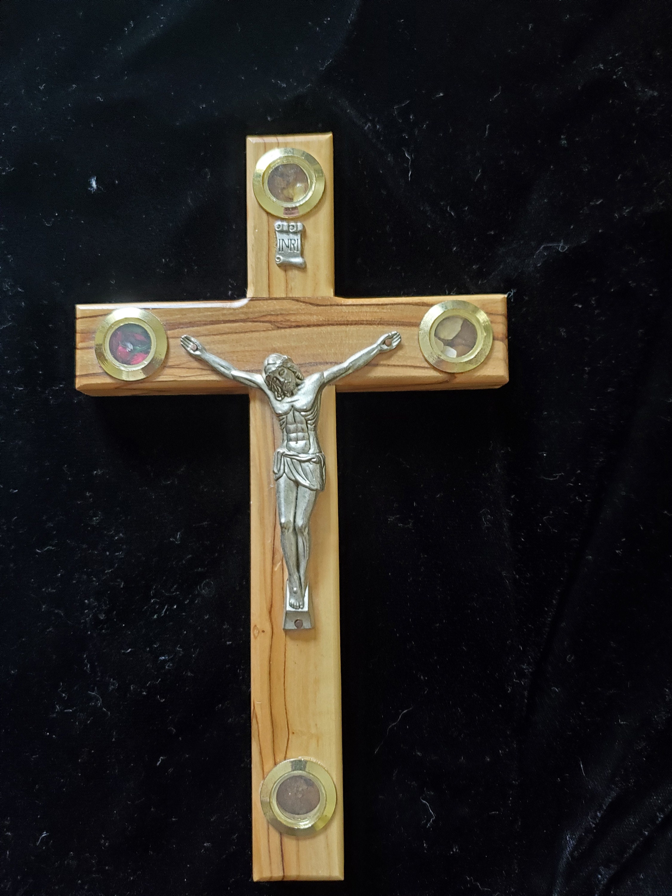 Crucifix With Treasures From the Holy Land - Etsy