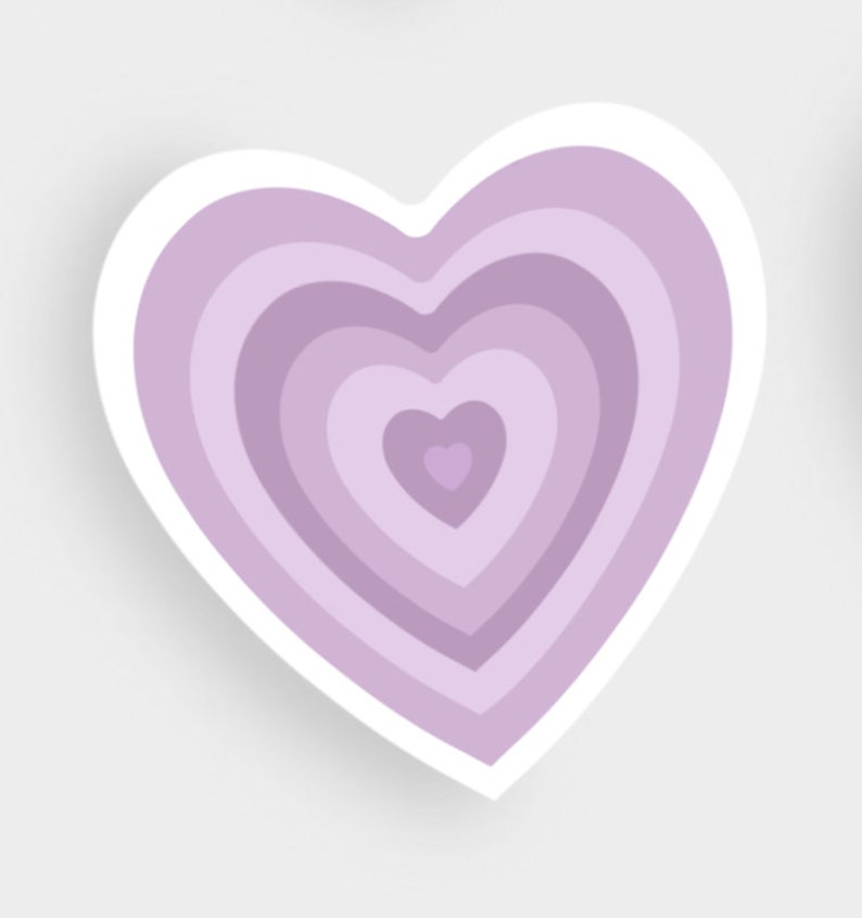 Multi Colored Hand-drawn Heart Stickers - Red, Brown, Sage Green ...