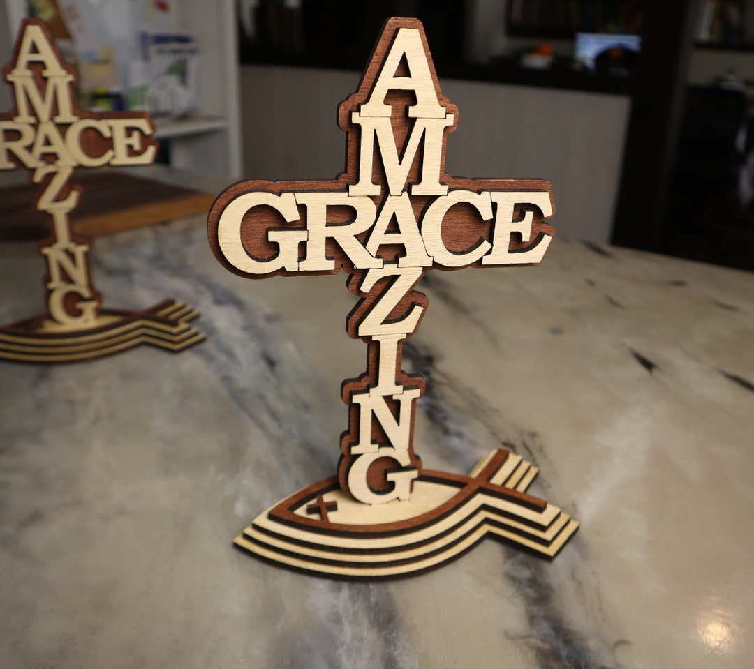 Beautiful amazing Grace Cross Perfect Easter Gift - Etsy
