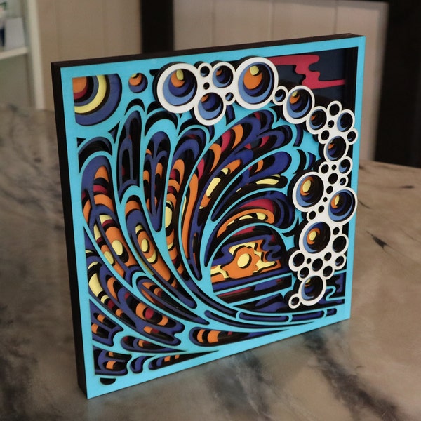 Layered Wood Art - Etsy