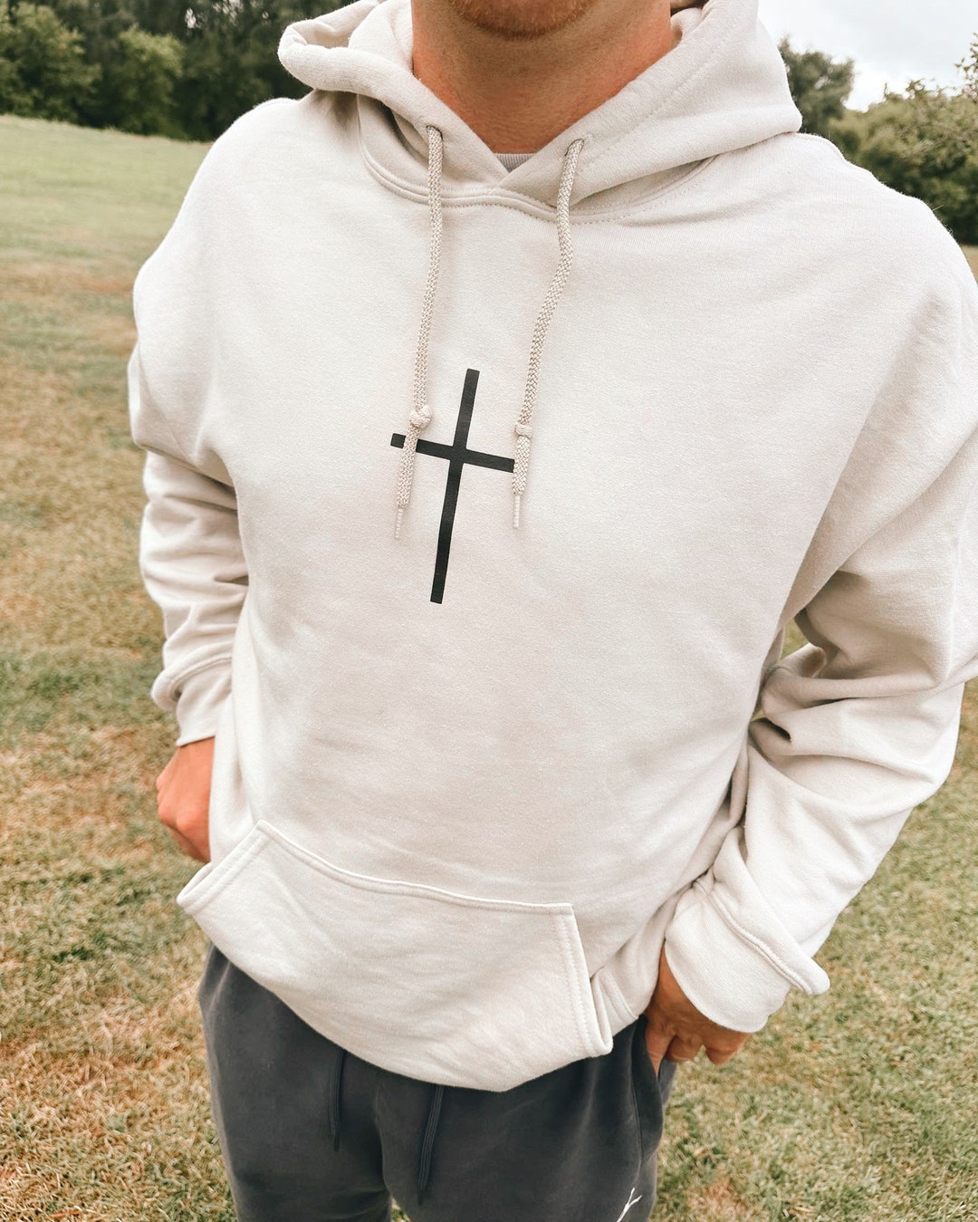 Christian Cross Hooded Swetahirt I Cross Sweatshirt I Cross - Etsy