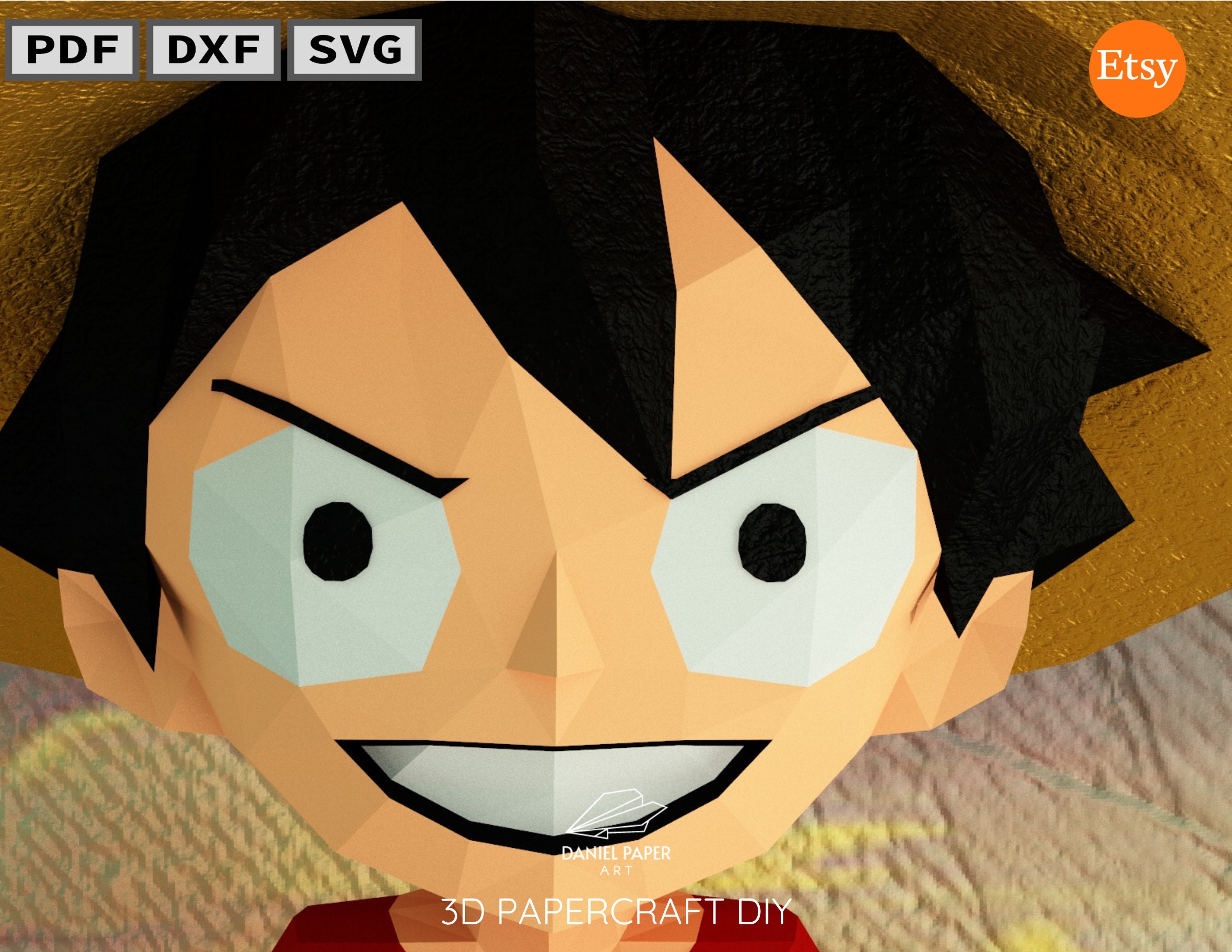 Daniel Art 34 ,anime PDF Template, DIY 3d Model, Fanart, Paper ...