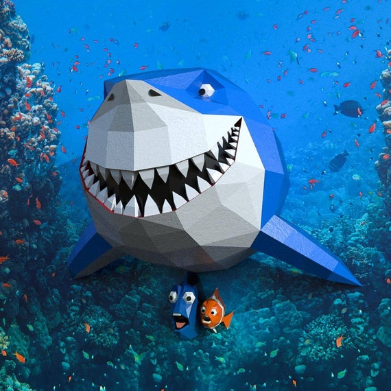 BUSCANDO A NEMO Papercraft - Etsy