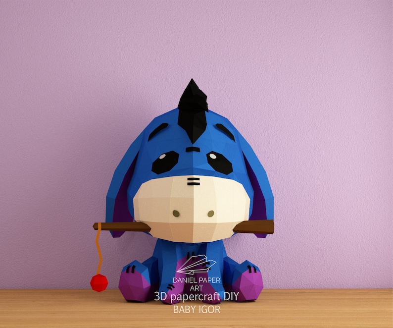 Daniel Art 5, DIY 3d Model, Fanart, Paper Sculpture, Low Poly, Pepakura, Craft, Manualidad ...