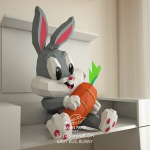 Bugs Bunny Daniel Art 13 Bugs Svg Baby ,PDF Template,diy 3d Model ...