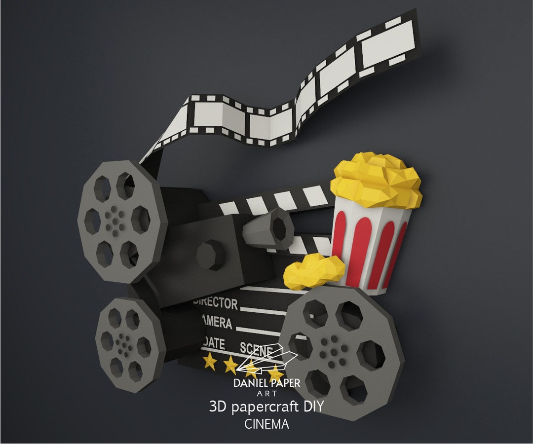 Daniel Art 15 Cinema ,PDF Template, DIY 3d Model, Fanart, Paper ...
