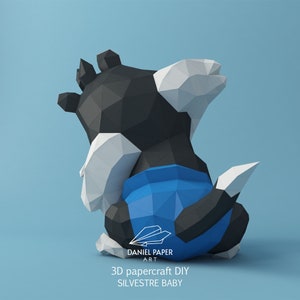 Daniel Art 11 ,PDF Template, DIY 3d Model, Fanart, Paper Sculpture, Low ...