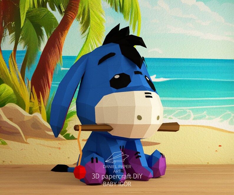 Daniel Art 5, DIY 3d Model, Fanart, Paper Sculpture, Low Poly, Pepakura, Craft, Manualidad ...