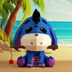 Daniel Art 5, DIY 3d Model, Fanart, Paper Sculpture, Low Poly, Pepakura, Craft, Manualidad ...