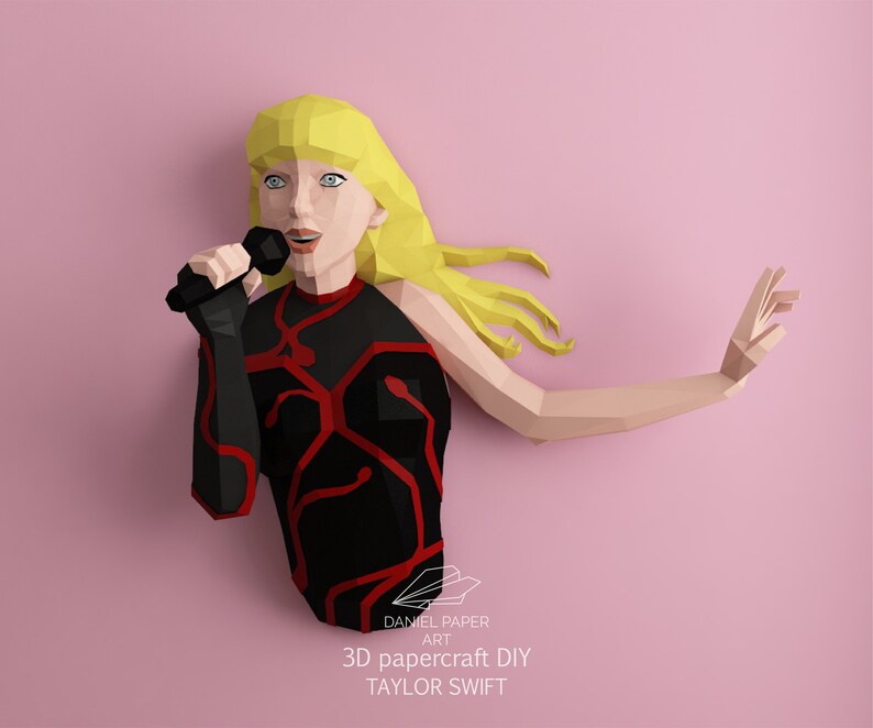 Daniel Art 30 PDF Template, DIY 3d Model, Fanart, Paper Sculpture, Low ...