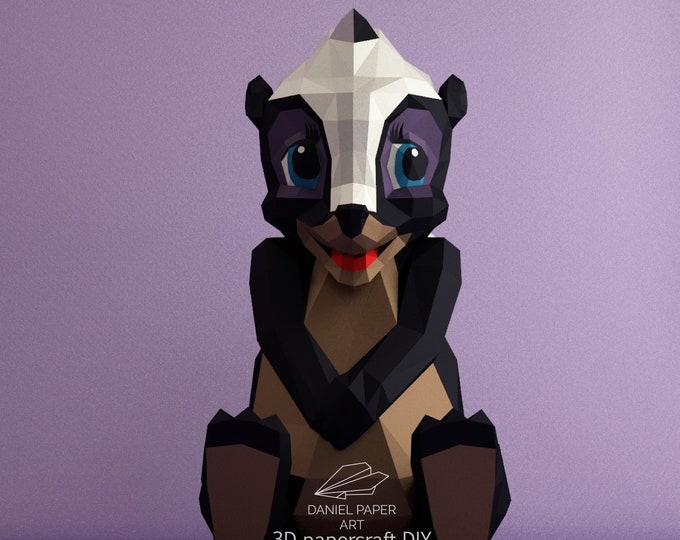 MEDUSA Papercraft , PDF Template, DIY 3d Model, FanArt, Paper Sculpture ...