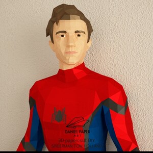 Daniel Art 28 ,PDF Template, DIY 3d Model, Fanart, Paper Sculpture, Low ...