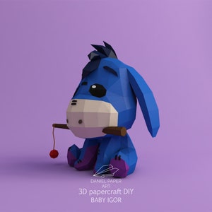 Daniel Art 5, DIY 3d Model, Fanart, Paper Sculpture, Low Poly, Pepakura, Craft, Manualidad ...