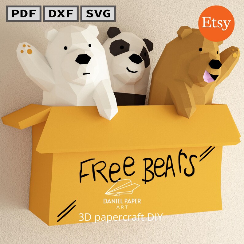 Daniel 31 ,free bears PDF Template, DIY 3d Model, FanArt, Paper ...