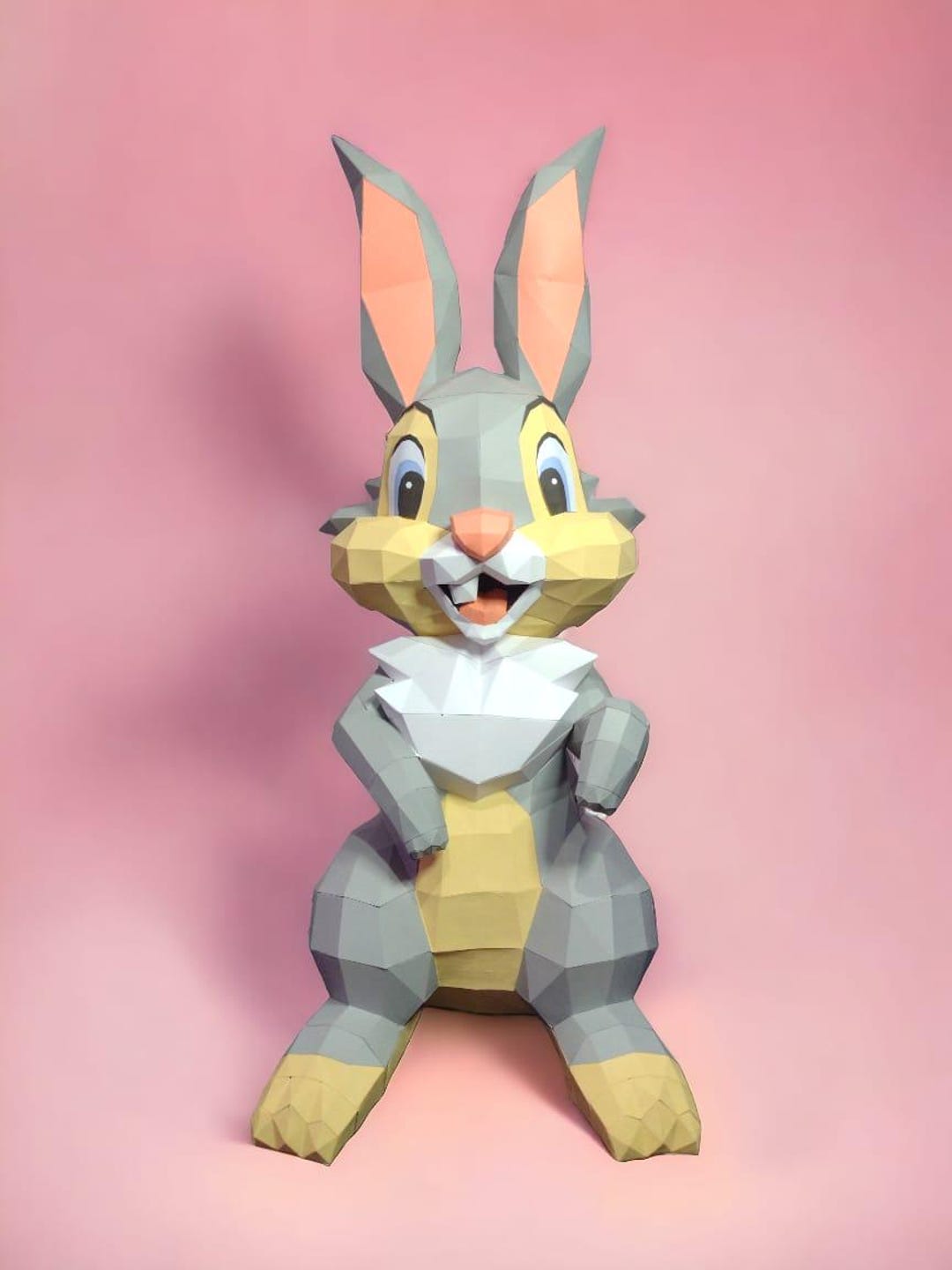 Daniel Art 7 DRUM Rabbit, PDF Template, DIY 3d Model, Fan Art, Paper ...