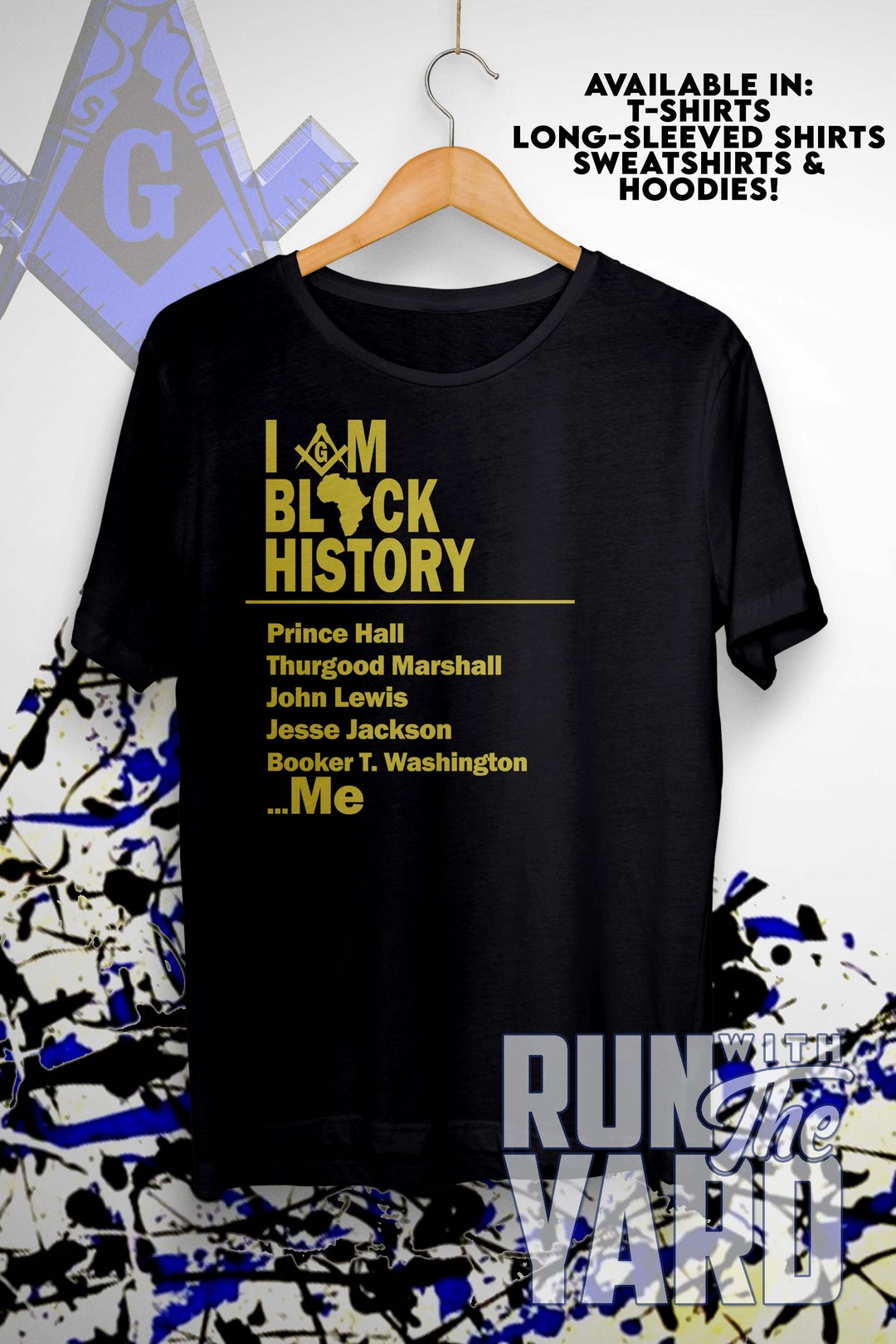 I Am Black History Mason - Etsy