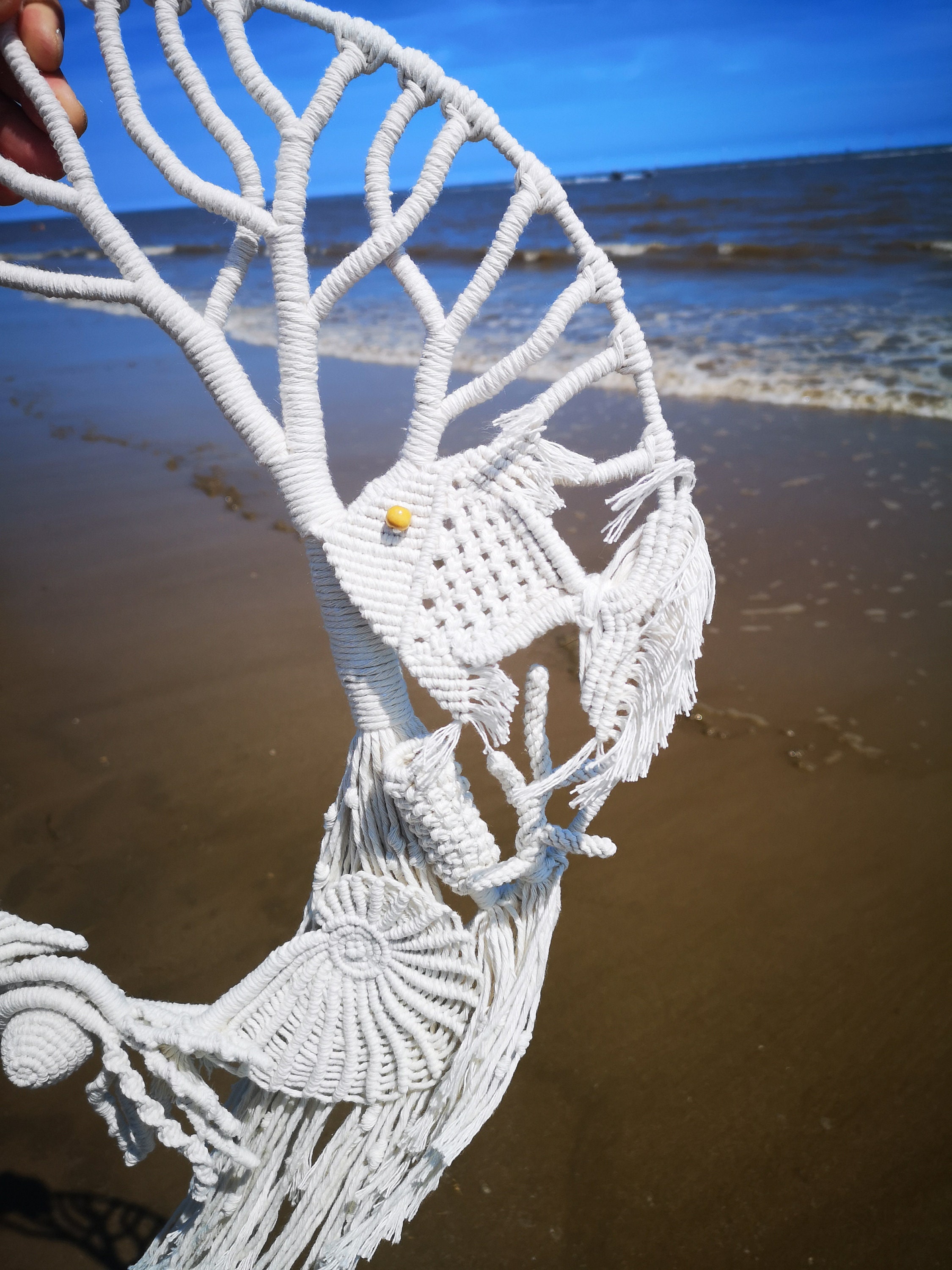 Macramé Ocean Art / Under the Sea / Sea Life / Sea - Etsy