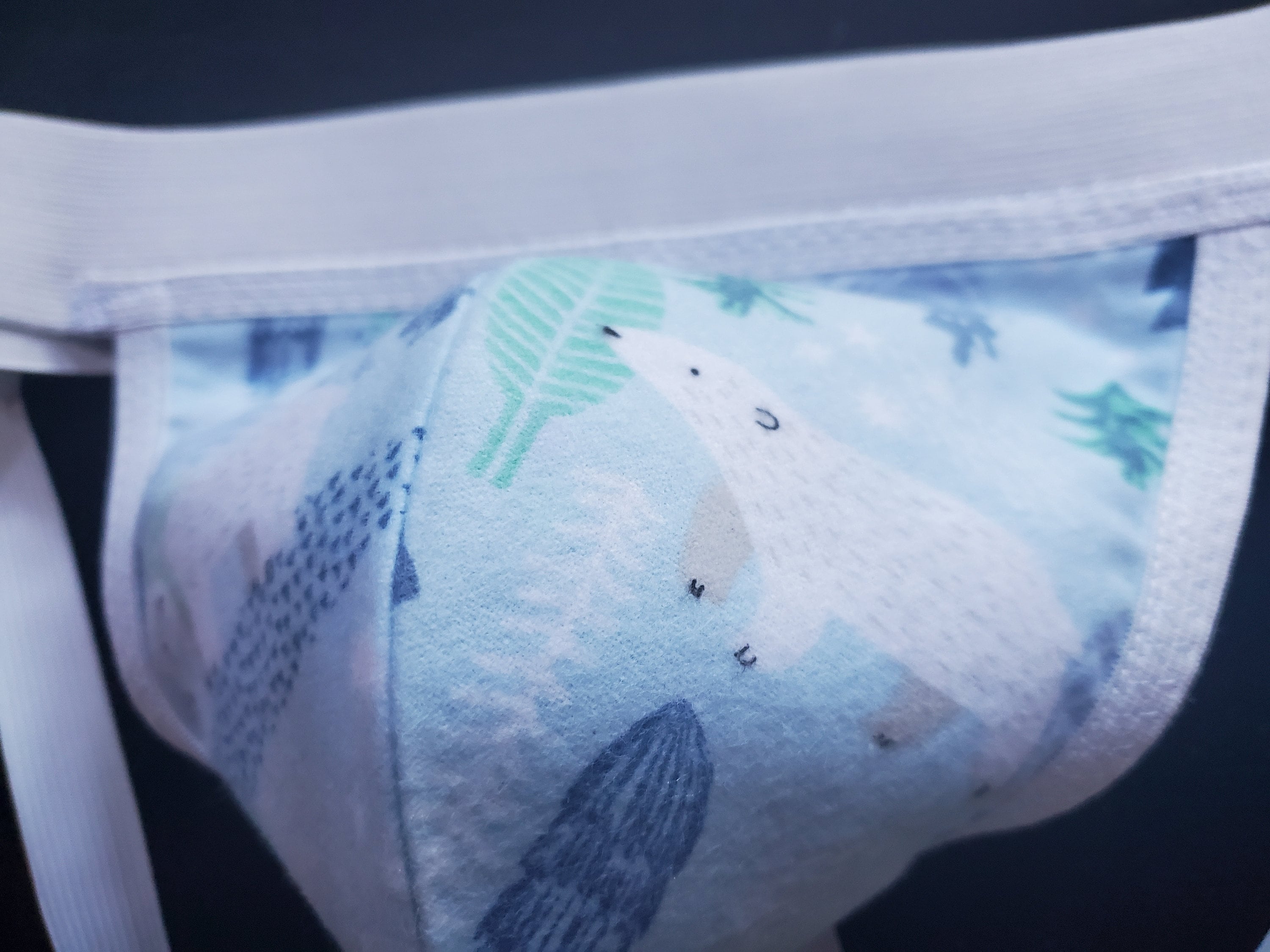 Cozy Polar Bear Jock, Super Soft Jockstrap With Flannel Pouch, Handmade ...