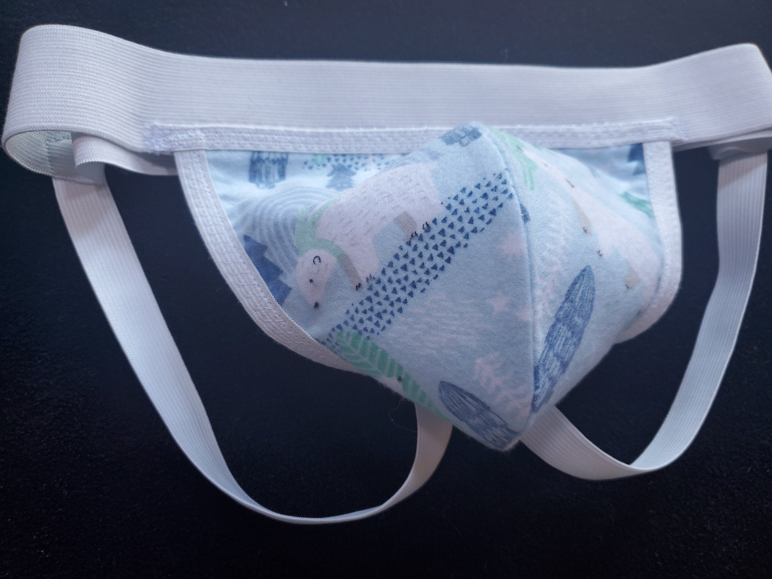 Cozy Polar Bear Jock, Super Soft Jockstrap With Flannel Pouch, Handmade ...
