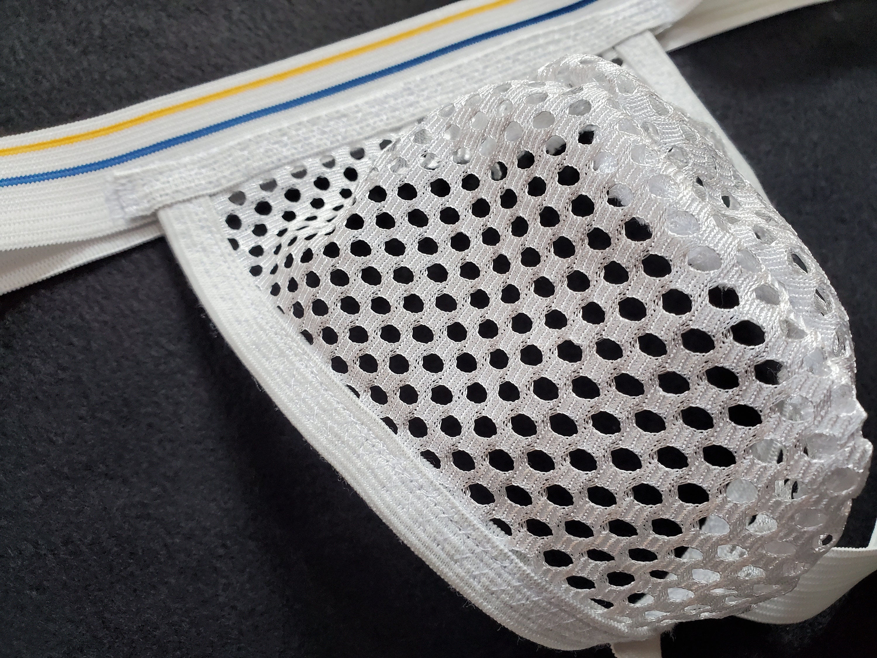 Retro Slim White Mesh Jockstrap, Jock, Athletic Supporter, White See ...