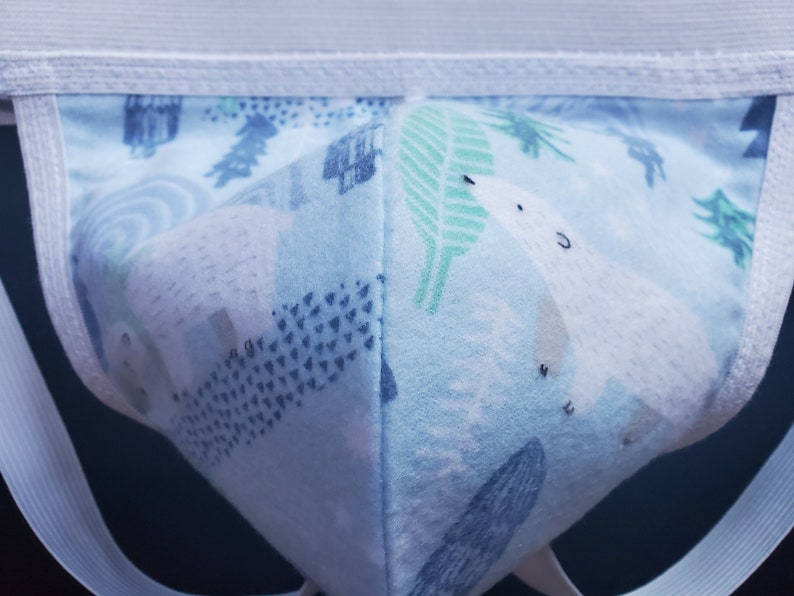 Cozy Polar Bear Jock, Super Soft Jockstrap With Flannel Pouch, Handmade ...