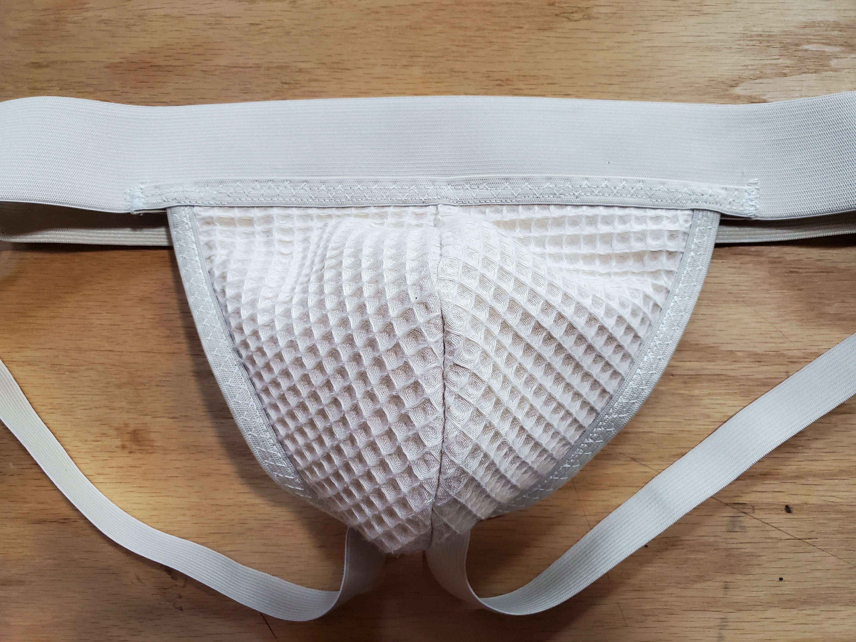 Light Beige Jockstrap, Jock, Traditional Style, Retro, Beige, Gym Style ...