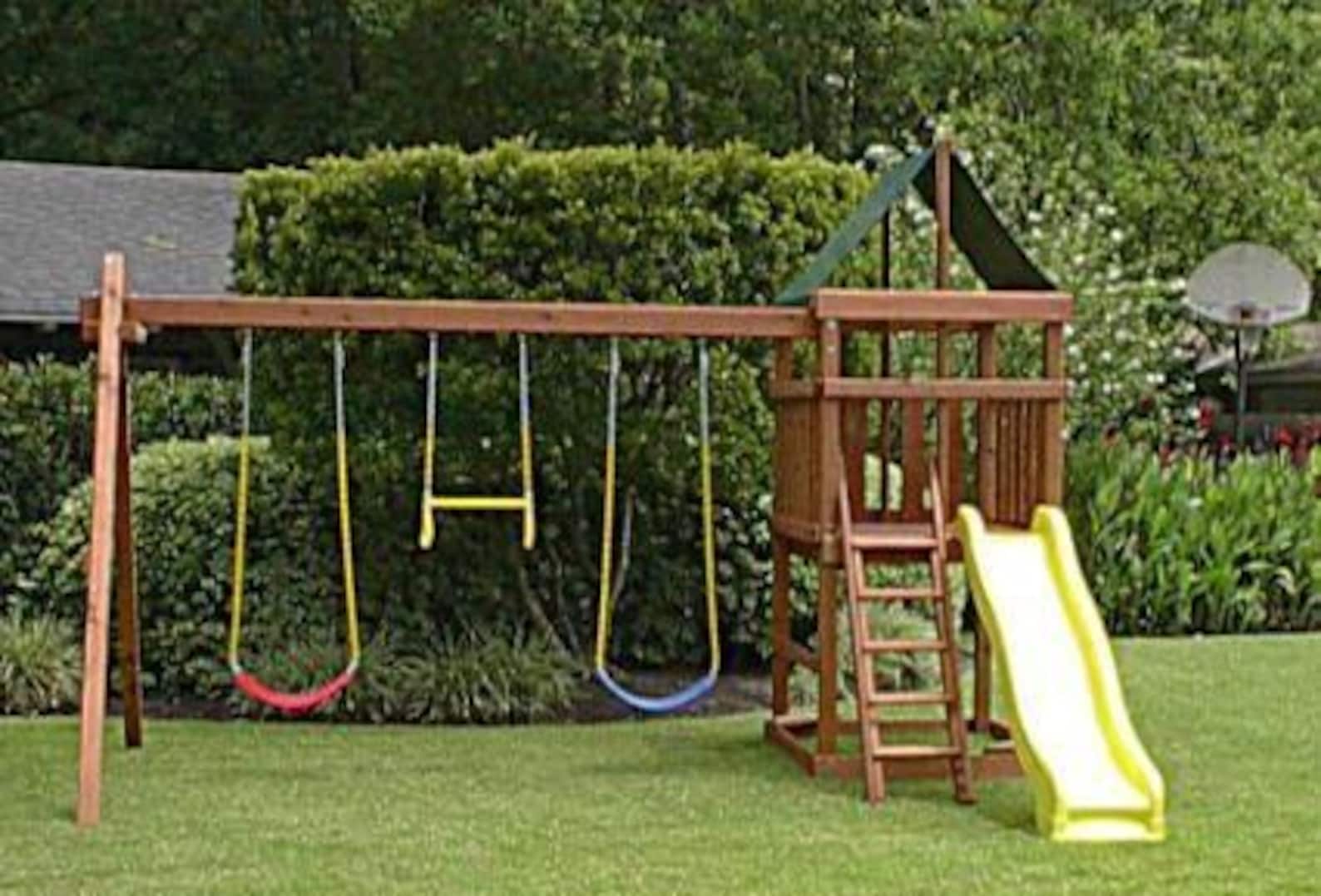 Swing Set and Fort File for DIY VERY EASY Directions - Etsy