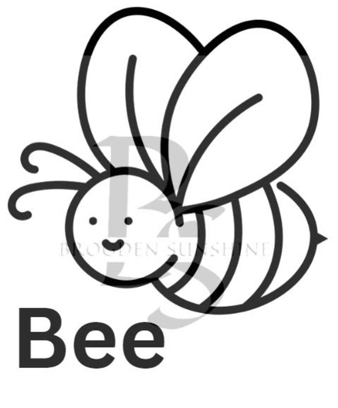 Bee Insect Color Sheet Printable PDF Kids Preschool Toddler Children ...