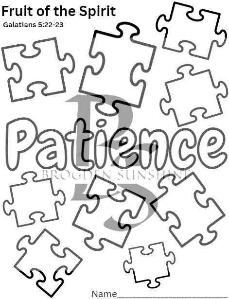 Fruit of the Spirit Galatians 5:22-23 Printable Color Sheet Sunday ...