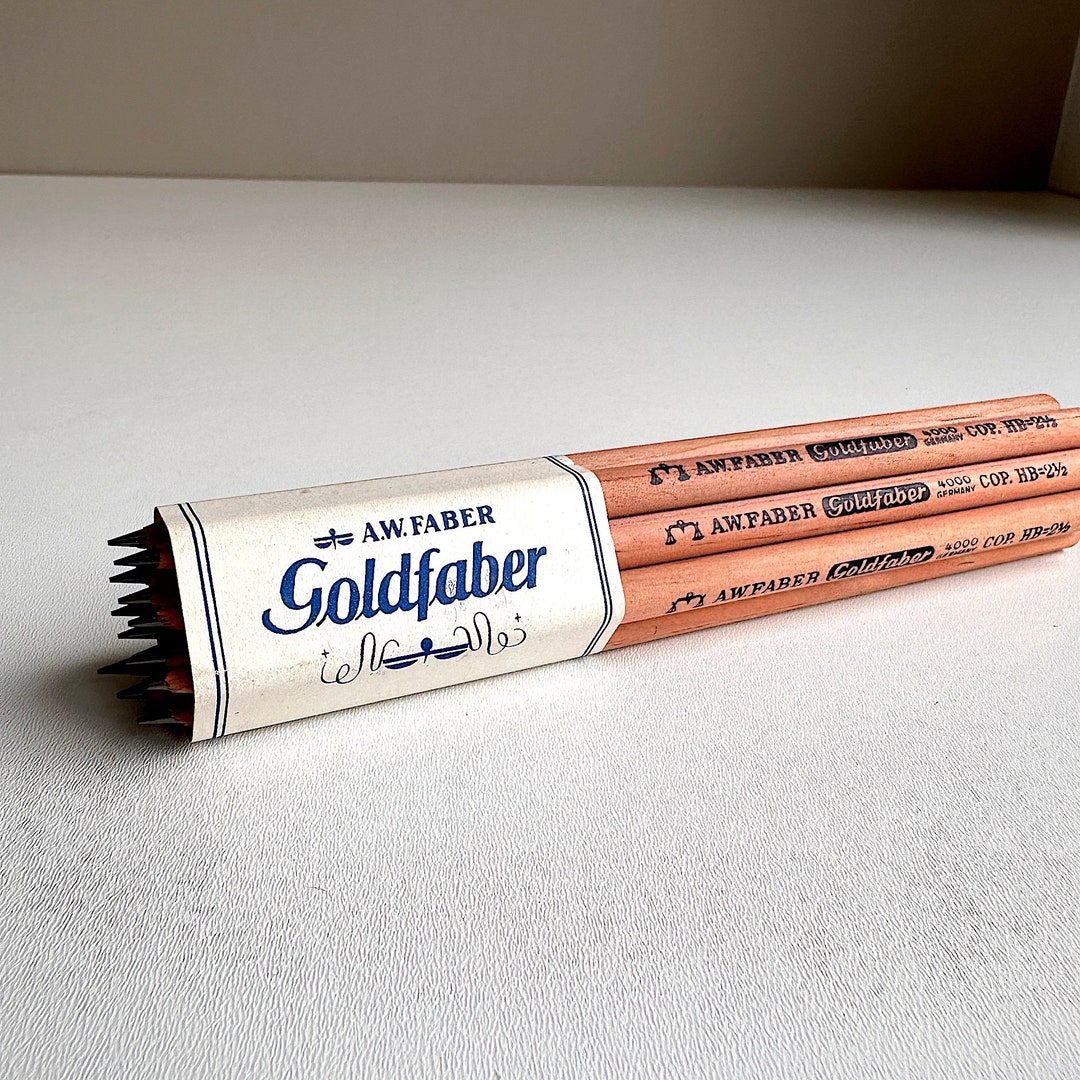 Vintage Pencils . Set . A.W. Faber . Goldfaber . 20s . 30s . Originals ...