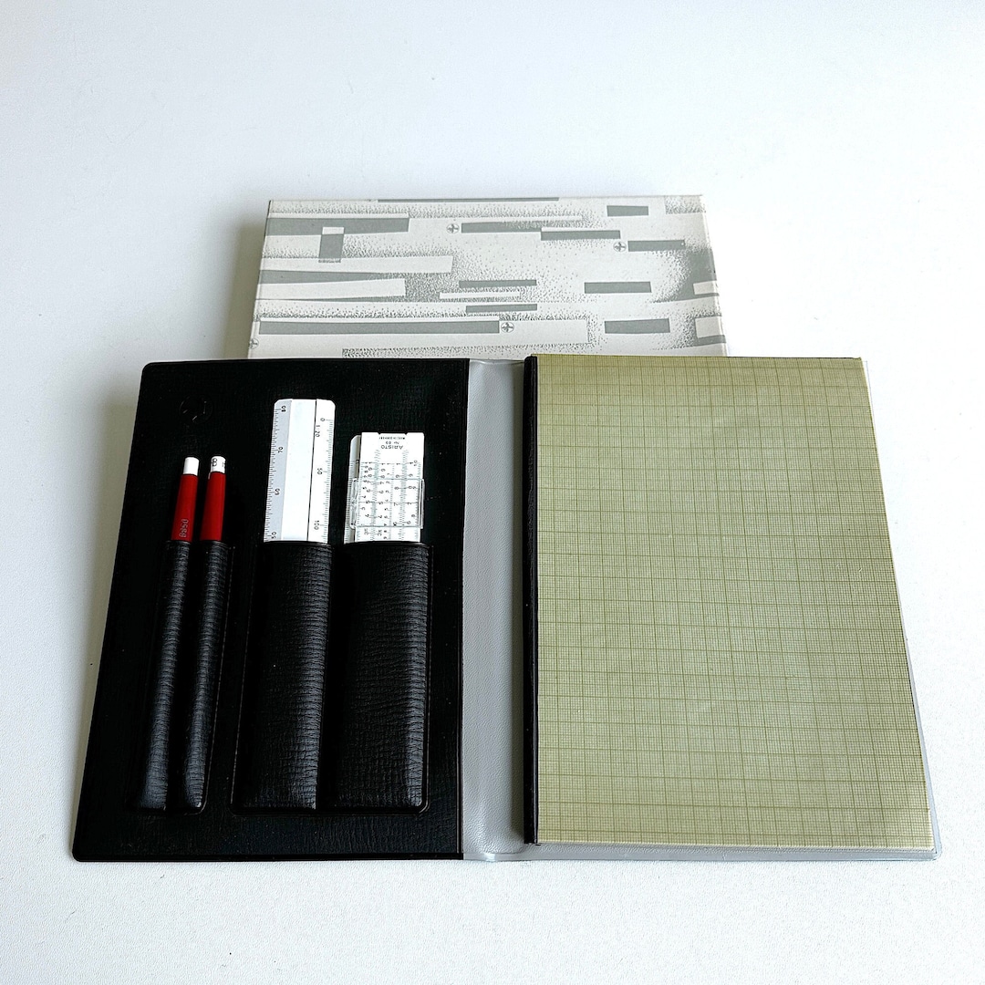 Vintage Architect Portfolio. Aristo Slide Rule. 60s. - Etsy