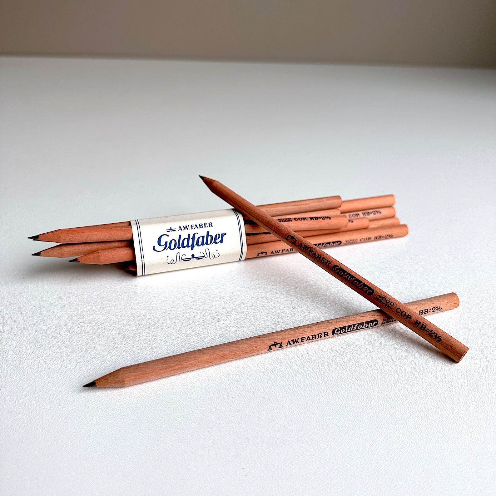 Vintage Pencils. Set. A.W. Faber. Goldfaber. 1920s. 1930s. Originals ...
