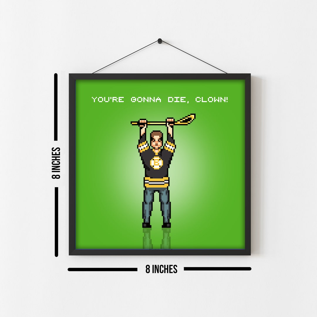Happy Gilmore Movie Print 8-bit Pixel Art Minimalist Movie Poster Adam Sandler 8x8" Inches - Etsy